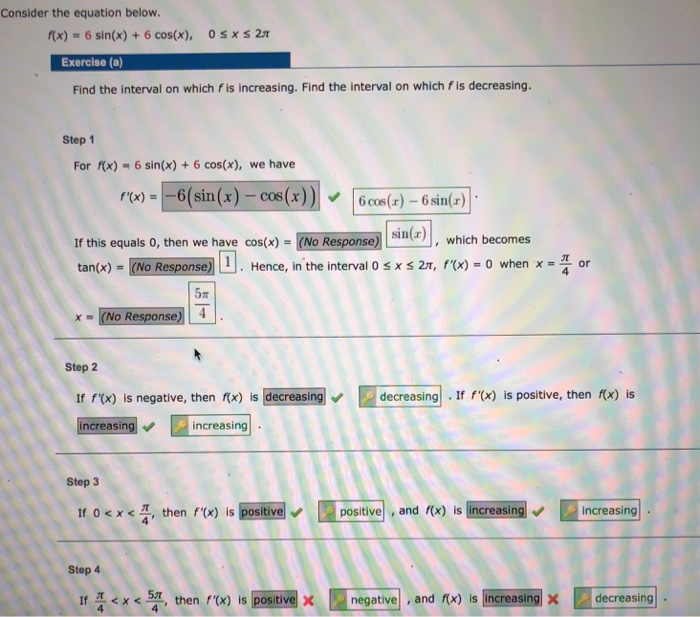 Solved Consider the equation below. rx) = 6 sin(x) + 6 | Chegg.com