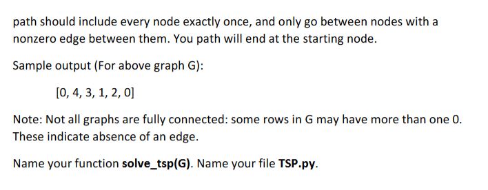 Solved Implement Heuristic Algorithm A Below Matrix 
