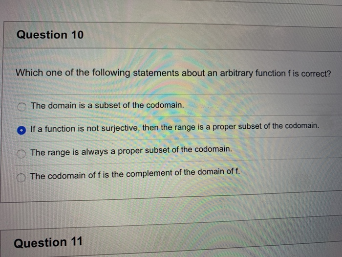 Solved Question 12 Suppose f is the floor function defined | Chegg.com