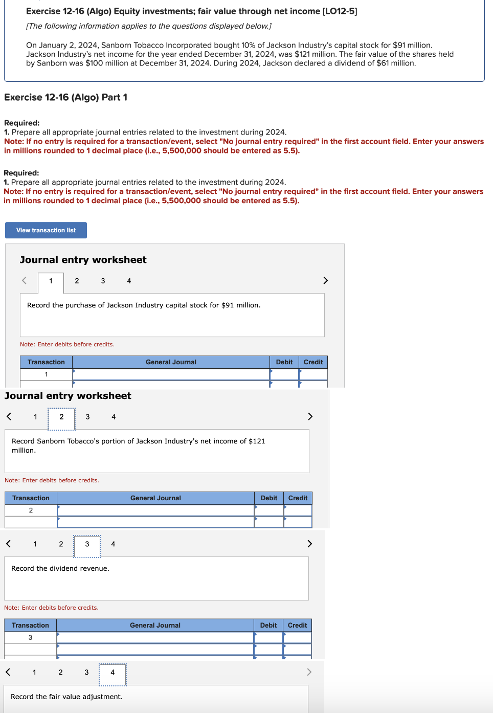 Solved Required:Prepare all appropriate journal entries | Chegg.com