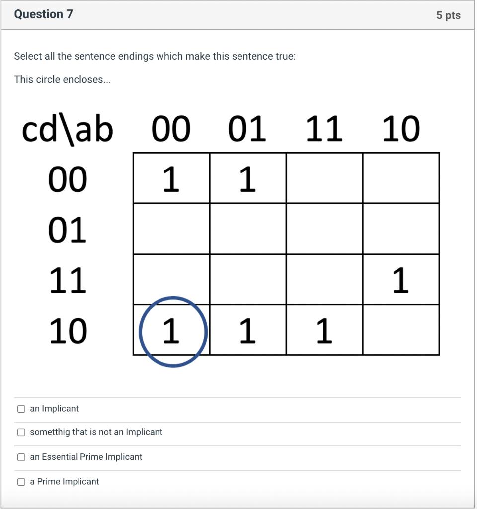 Solved ion 6 5 Pts Select All The Sentence Endings Chegg