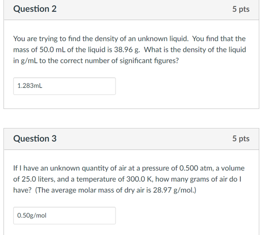 Solved You are trying to find the density of an unknown | Chegg.com