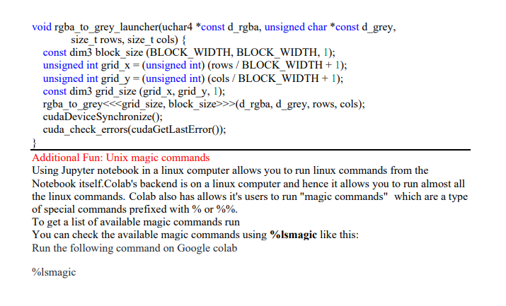 Solved Write a parallel program to convert our rgb image | Chegg.com