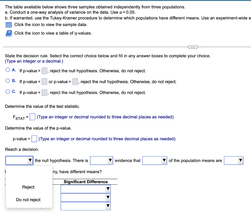 Solved Sample DataDistribution of the Studentized Range | Chegg.com