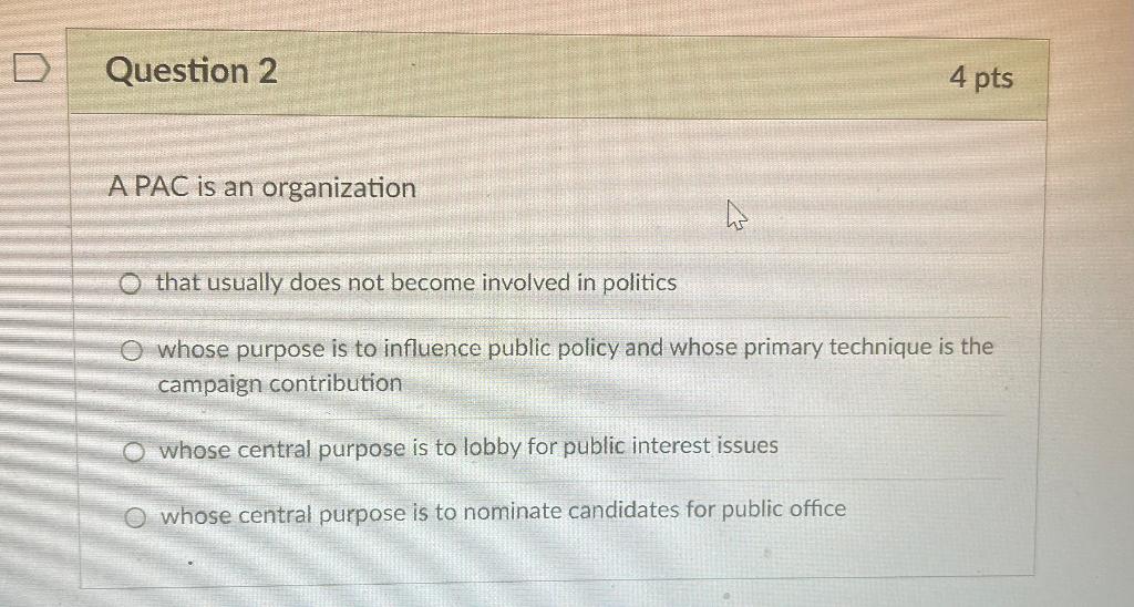 Solved D Question 1 4 pts Which of the following is not true | Chegg.com