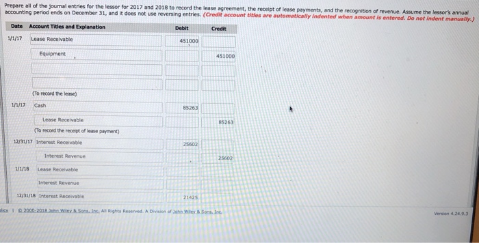 Solved CALCULATOR FULL SCREEN PRINTER VERS Exercise 21A-5 | Chegg.com