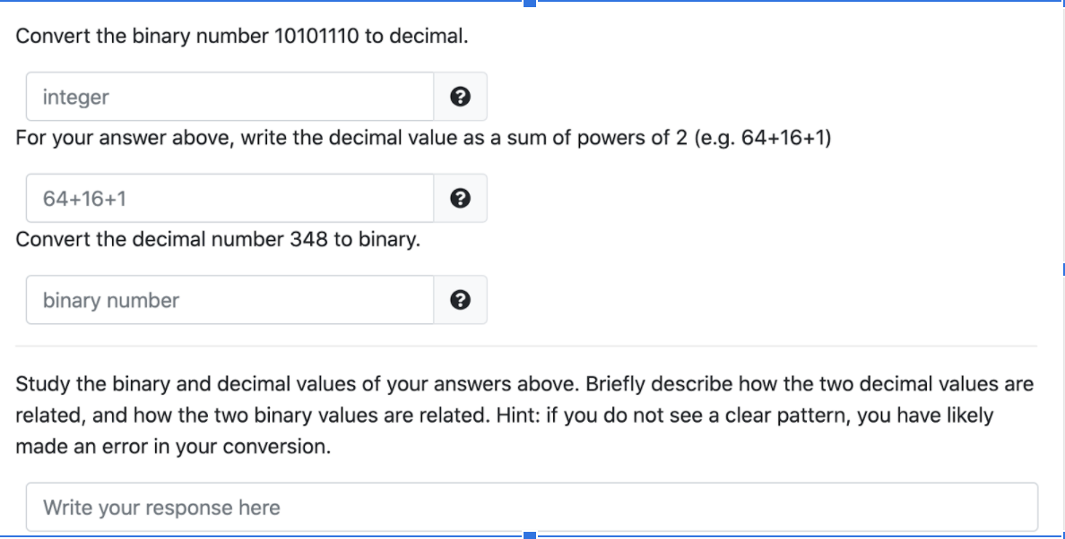 Solved Convert the binary number 10101110 to decimal. | Chegg.com