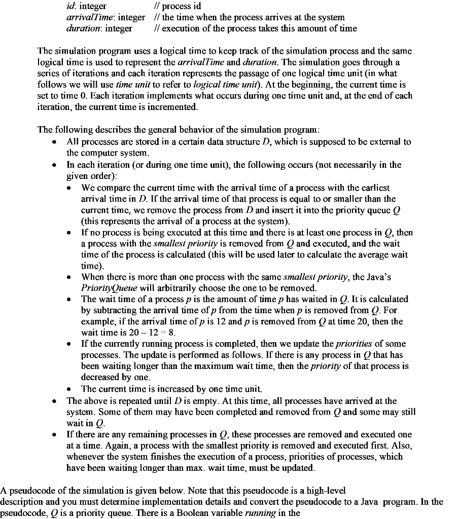 Solved Project Assignment This project is an implementation | Chegg.com