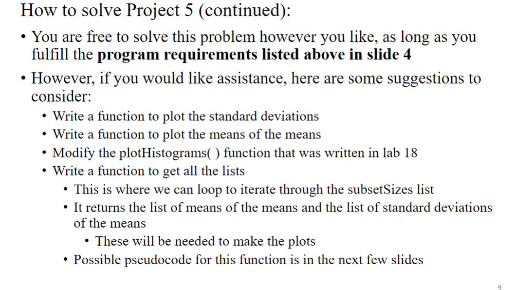 Project 5 Problem to solve - Modify the code that was | Chegg.com