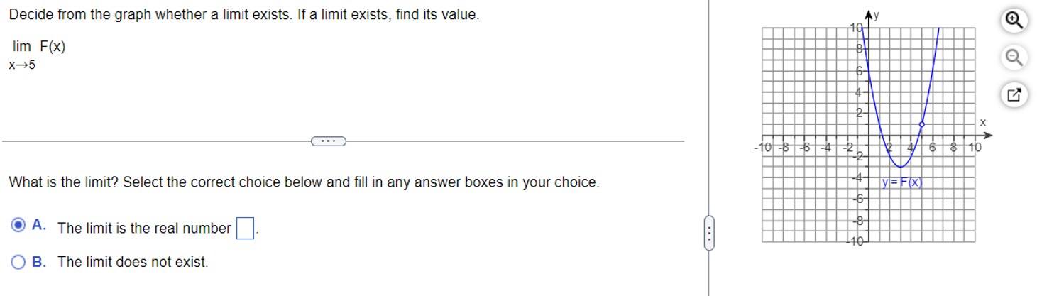 Solved Decide from the graph whether a limit exists. If a | Chegg.com