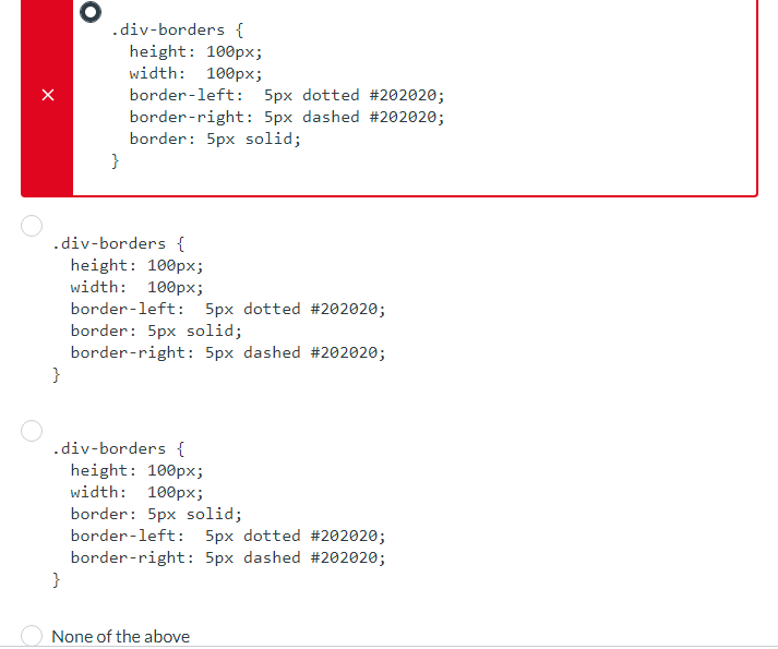 Solved For CSS declarations, if a property (for example, | Chegg.com