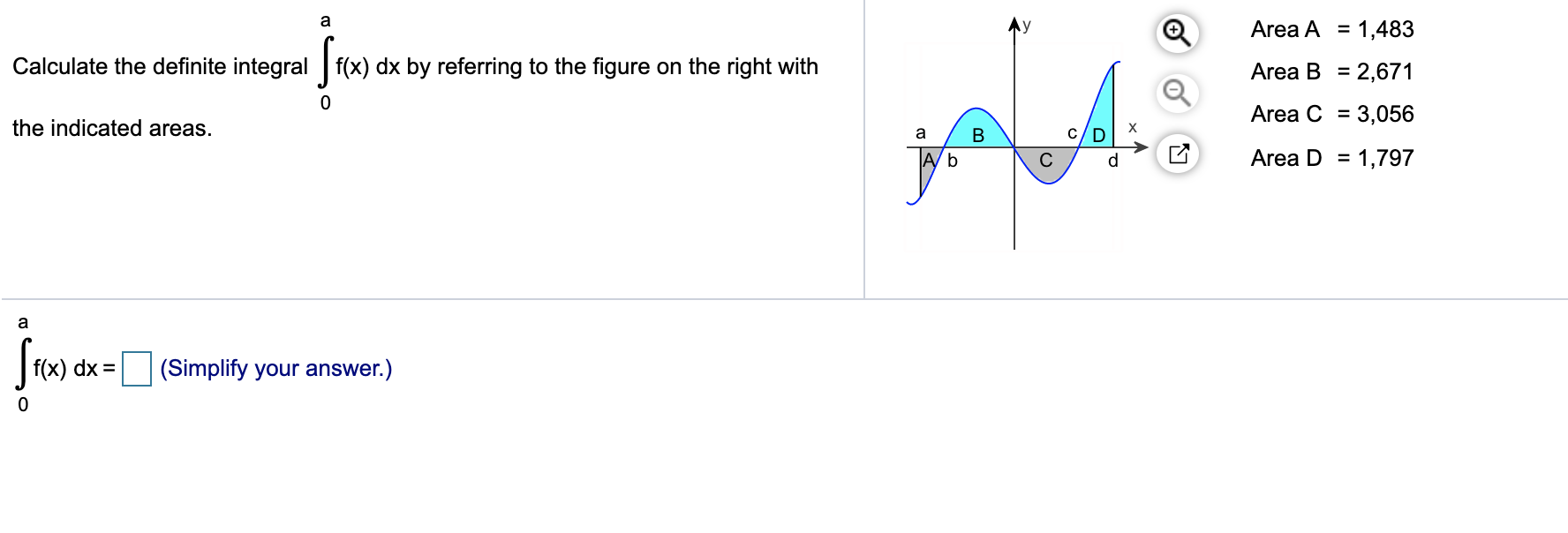 Solved Calculate the definite integral by referring to the | Chegg.com