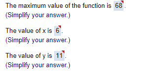 Solved Maximize the objective function 4x + 4y subject to | Chegg.com