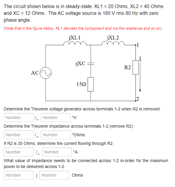 Solved A series R-L-C circuit has a resistance of 64Ω an | Chegg.com