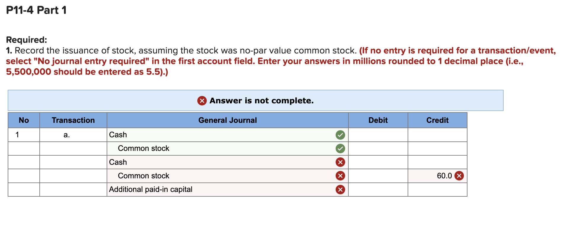 Solved Required information P11-4 (Algo) Recording | Chegg.com