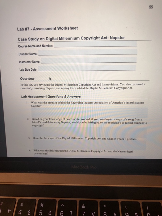 Lab #7-Assessment Worksheet Case Study on Digital | Chegg.com