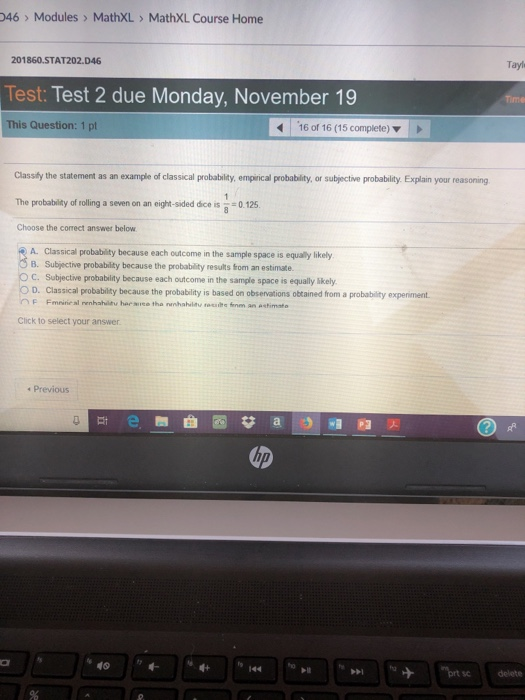 Solved 46> Modules MathXL MathXL Course Home | Chegg.com