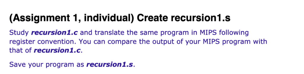 Hello, need help translating c program into mips, | Chegg.com