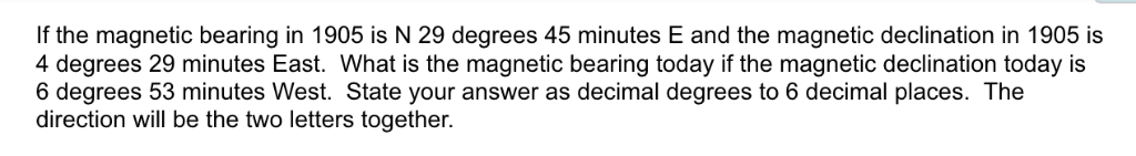 Solved If line AB has a bearing of 60 degrees 46 minutes 19 | Chegg.com