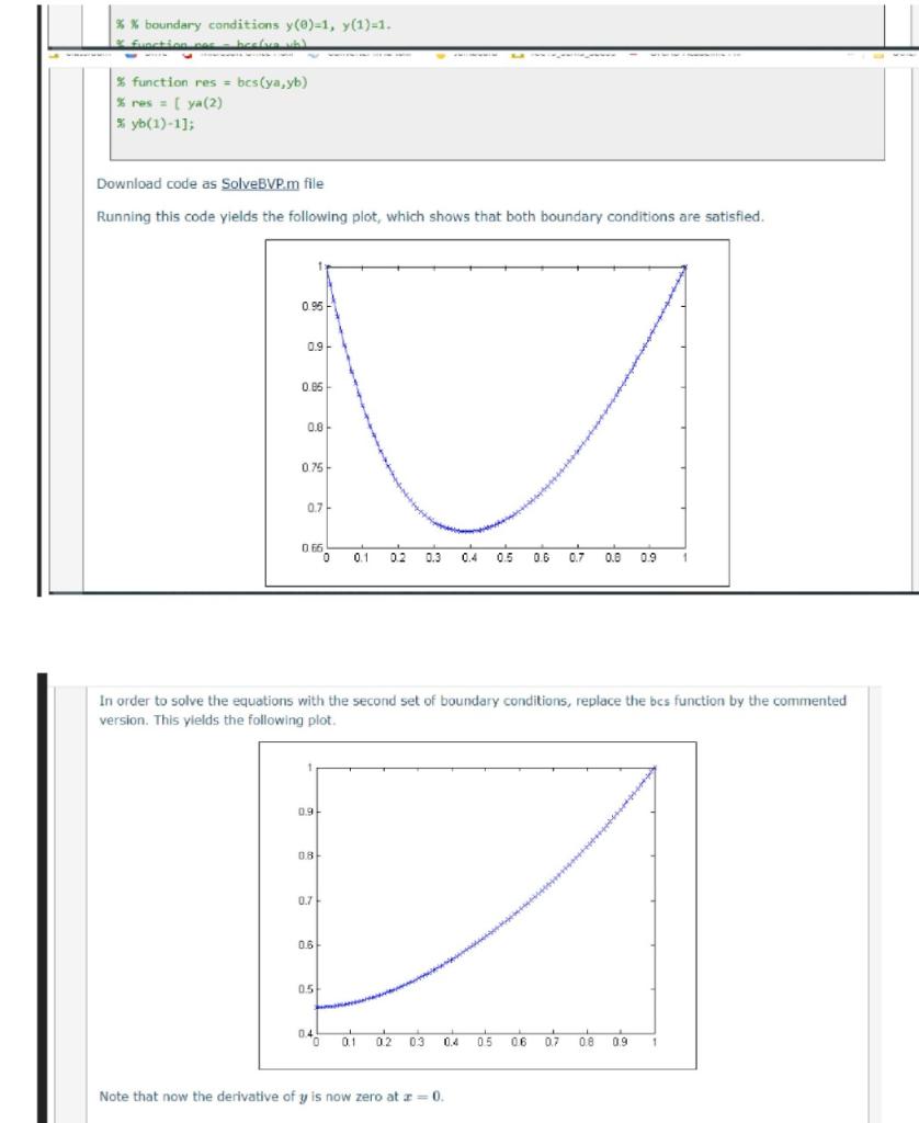 Solved MATLAB Solve both parts 1 and 2, will give thumbs up | Chegg.com