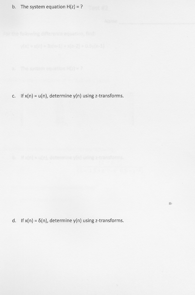 Solved Determine the Impulse and step response and draw a | Chegg.com