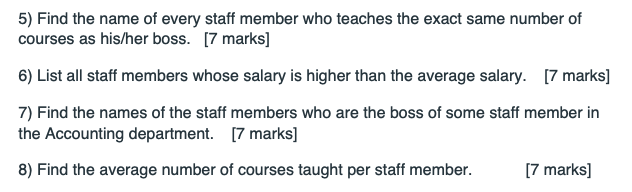 Solved A database schema consisting of three relations | Chegg.com