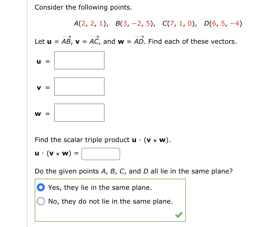 Solved Consider the following points. | Chegg.com