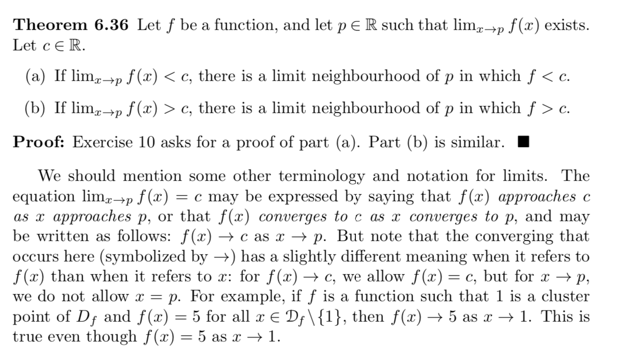 Solved 15. Let f be a function and pe R such that limep f(x) | Chegg.com