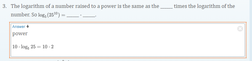Solved times the logarithm of the 3. The logarithm of a | Chegg.com