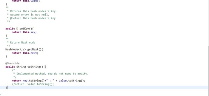 Solved Implement HashLinkedList, which is a simple version | Chegg.com