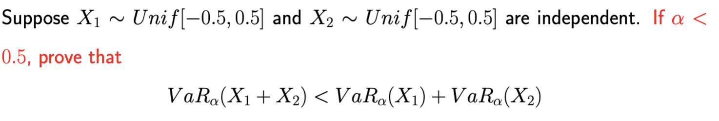 Solved Value-at-Risk (VaR) is a measure of the risk of loss | Chegg.com