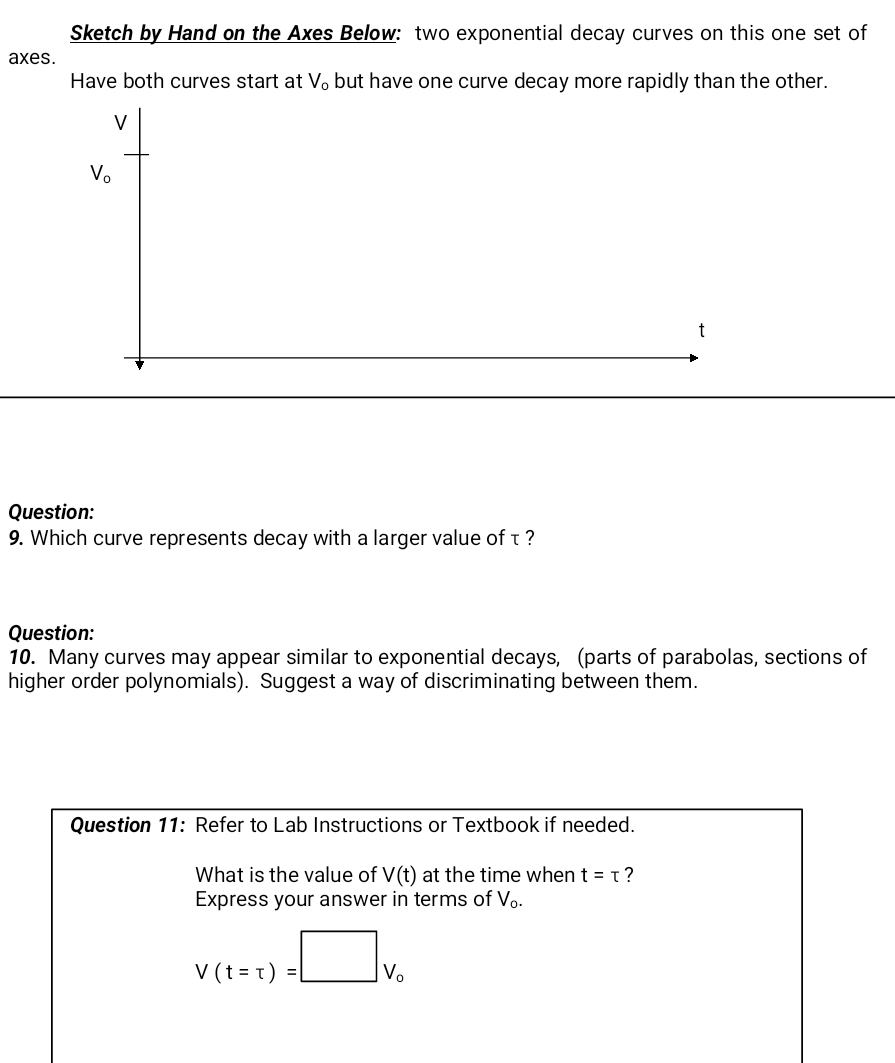 Solved Sketch by Hand on the Axes Below: two exponential | Chegg.com