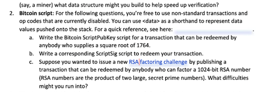 (say, a miner) what data structure might you build to | Chegg.com