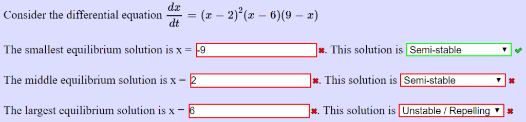 Solved da Consider the differential equation dt - 2) (a - | Chegg.com