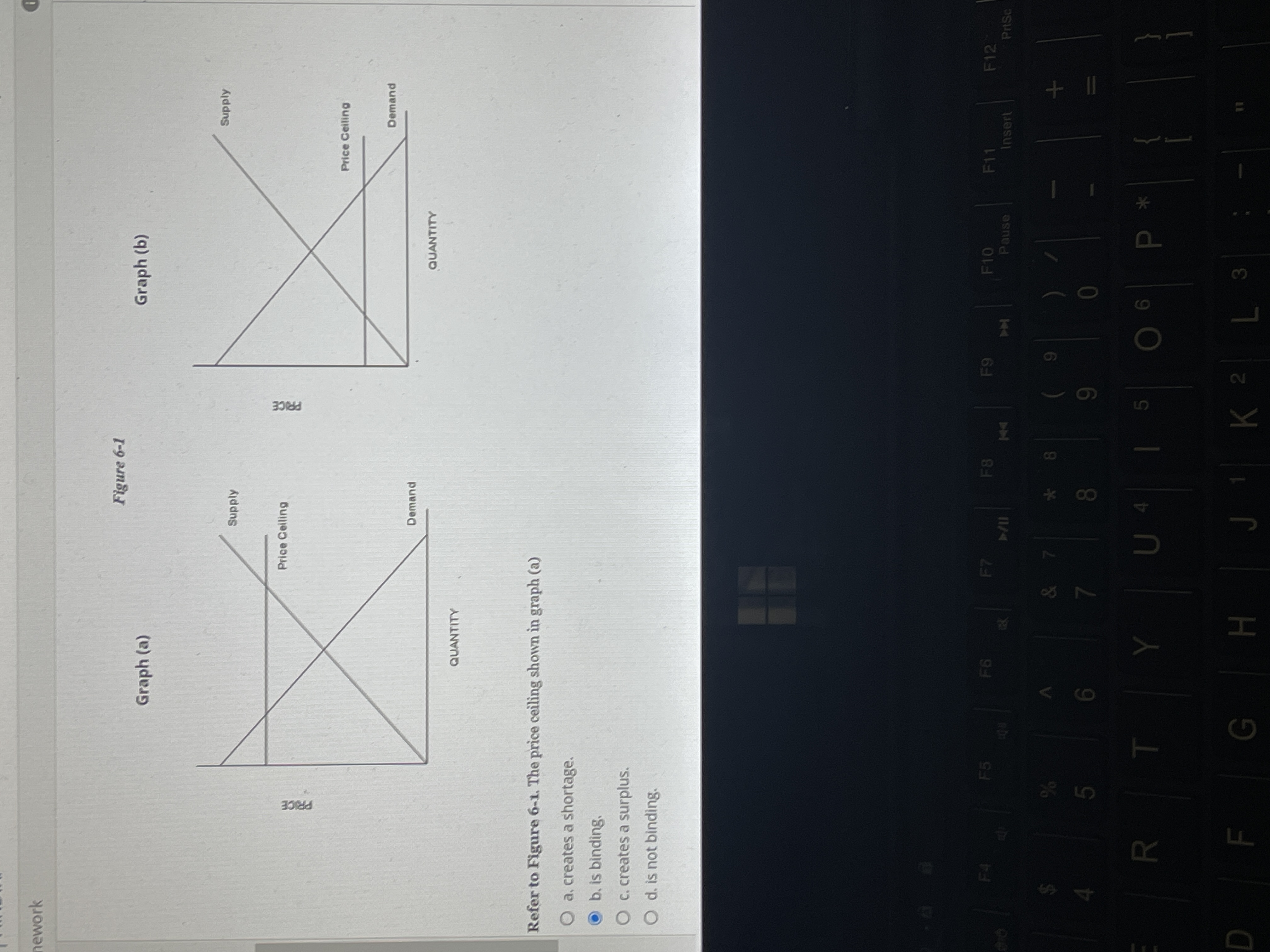 Solved Figure 6-1 Graph (a) Graph (b) Refer to Figure 6-1. | Chegg.com