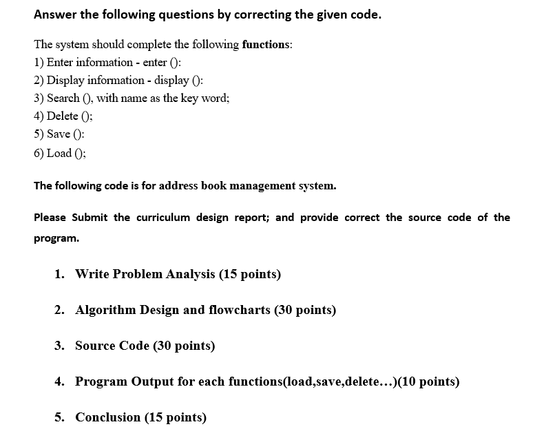 Solved #include #include #include | Chegg.com