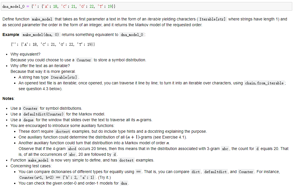 Solved Distribution = Mapping [str, int] # an int count for | Chegg.com