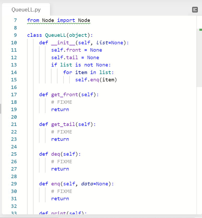 Solved Problem 3: Queue-LL Given a queue defined by a front | Chegg.com