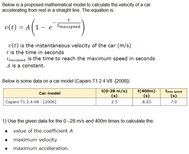 Solved Solve the engineering problem below using calculus. | Chegg.com