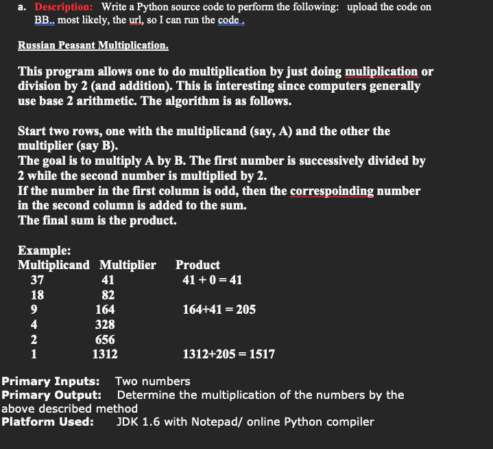 Solved Provide An Executable Code In Python3 With Comments 8195