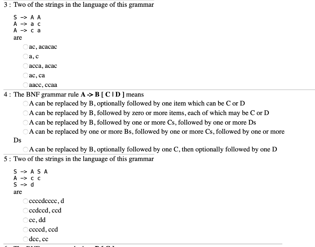 Solved 3 : Two of the strings in the language of this | Chegg.com