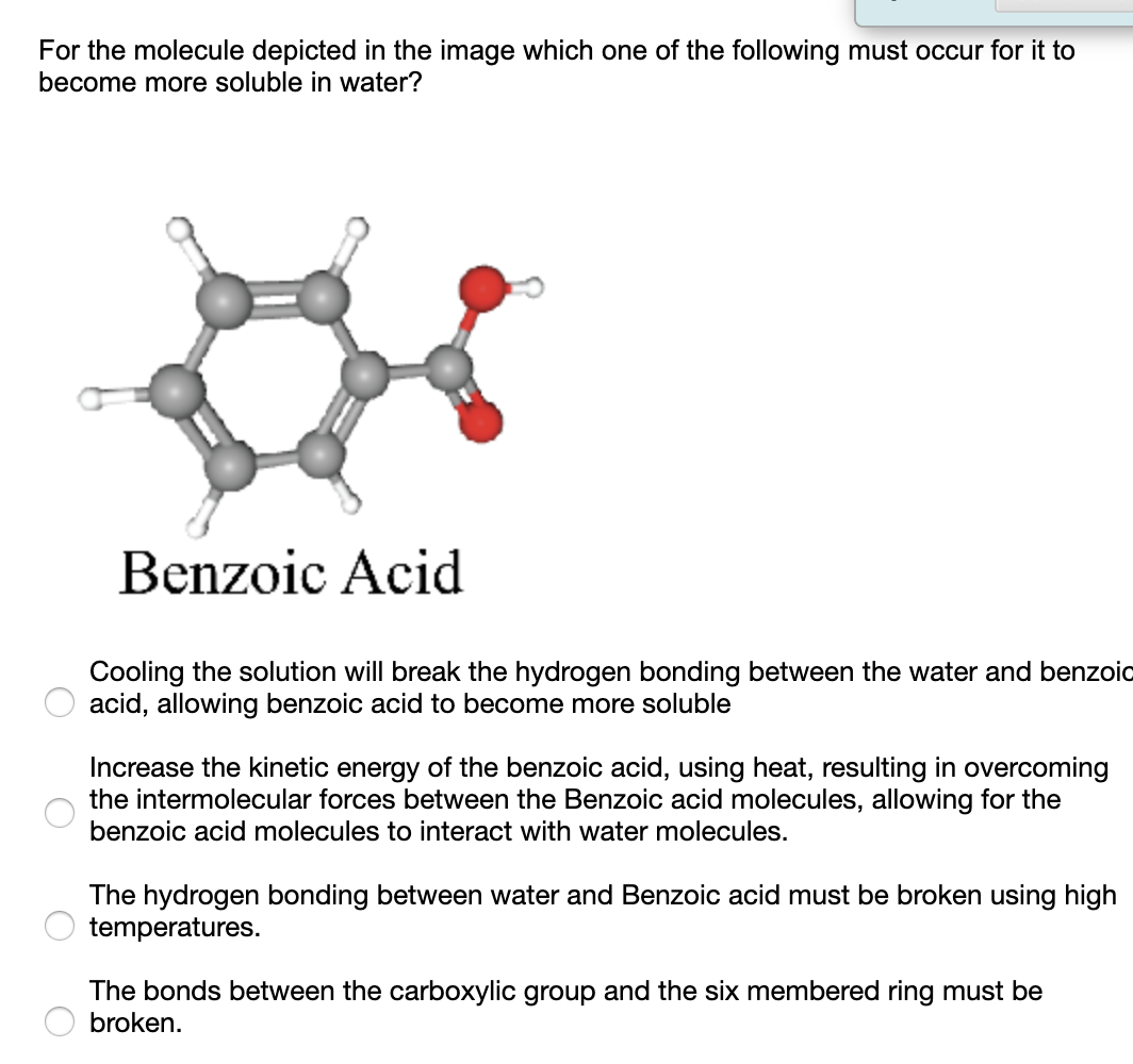 For the molecule depicted in the image which one of | Chegg.com