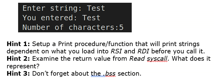 Solved Enter string: Test You entered: Test Number of | Chegg.com
