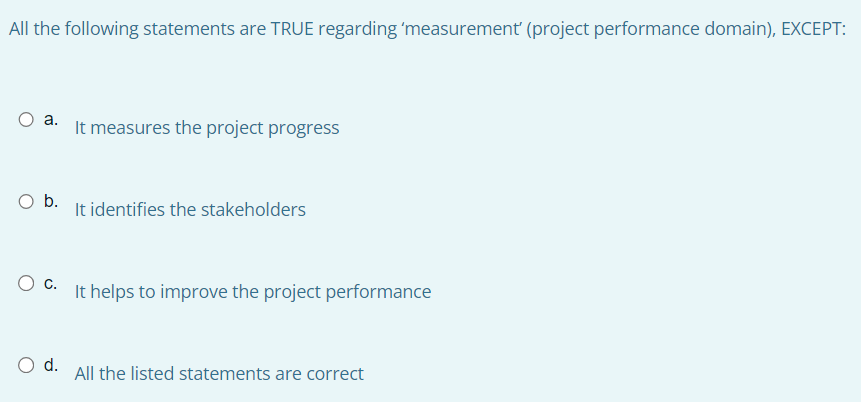 Solved All the following statements are TRUE regarding | Chegg.com