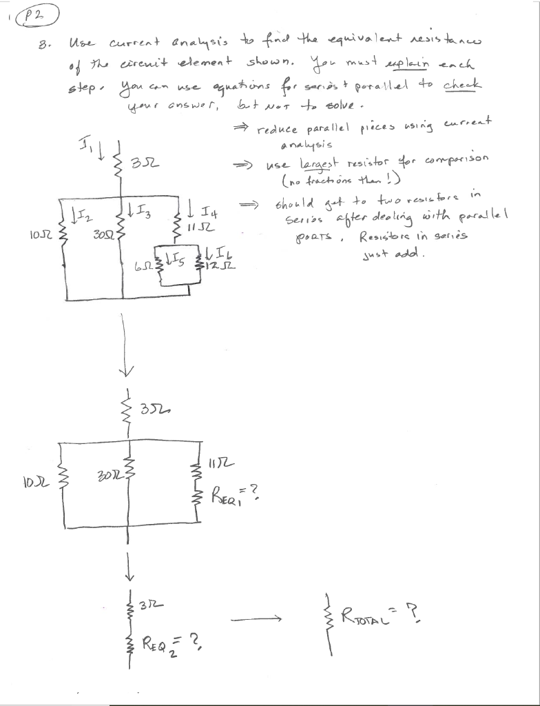 Solved Physics 2 resistor circuit analysis. My instructor | Chegg.com