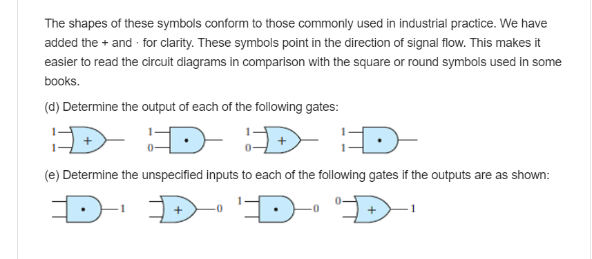 Solved The shapes of these symbols conform to those commonly | Chegg.com