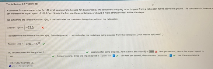 Solved This is Section 4.2 Probiem 86: A container firm | Chegg.com