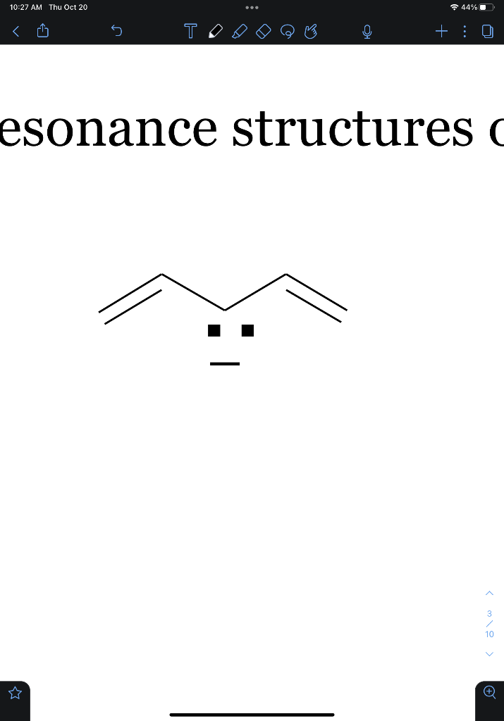 Solved esonance structures | Chegg.com