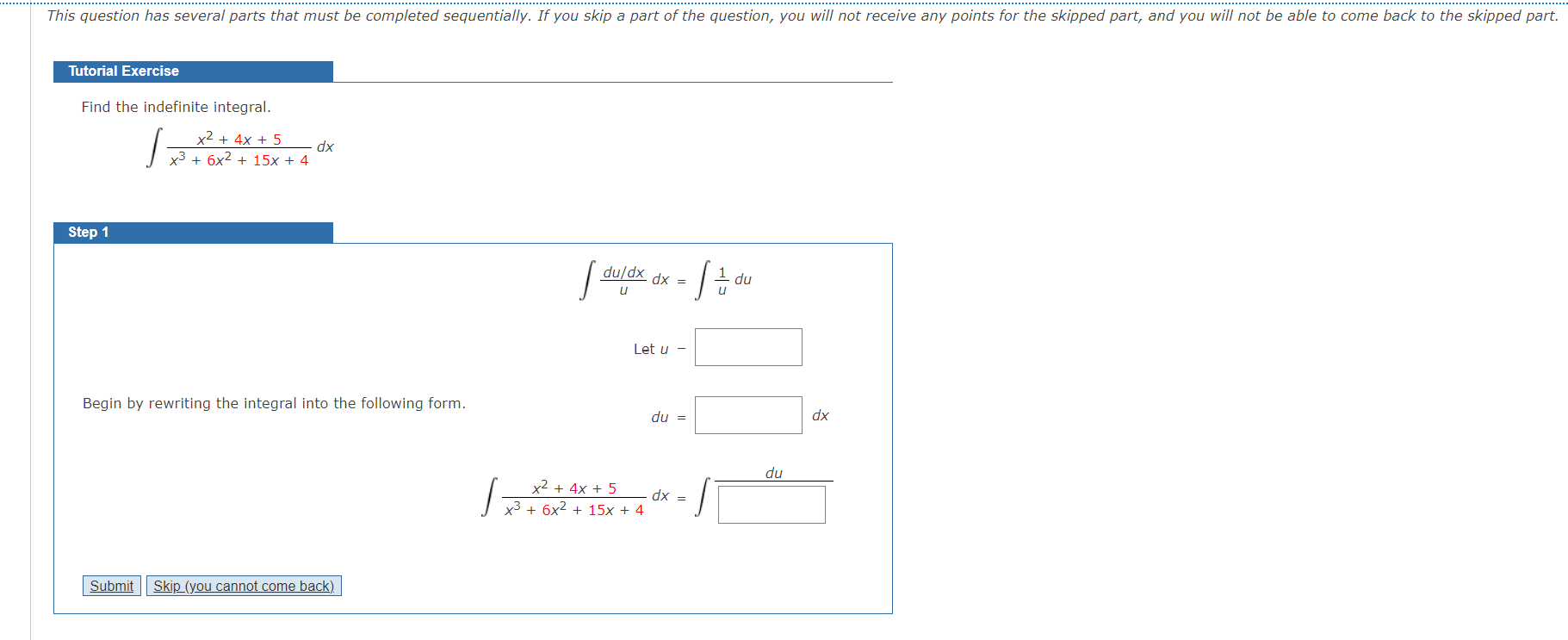 Solved This question has several parts that must be | Chegg.com