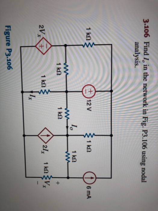 Solved 3.106 Find I in the network in Fig. P3.106 using | Chegg.com